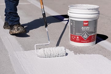 Acrylic Roof Coating System over Asphaltic | GAF Roofing