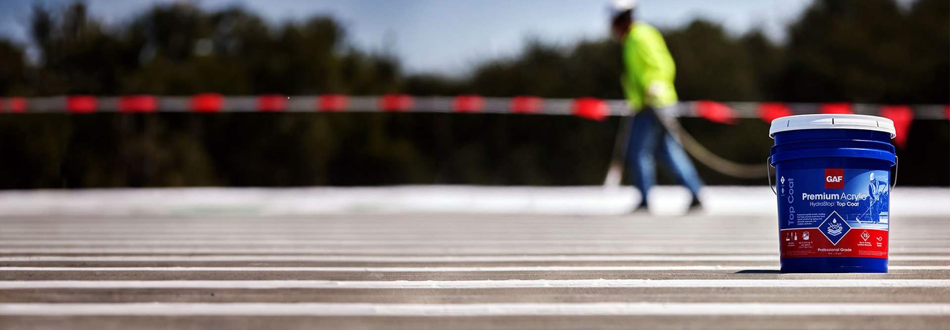 Hydrostop Elastomeric Roof Coating System | GAF